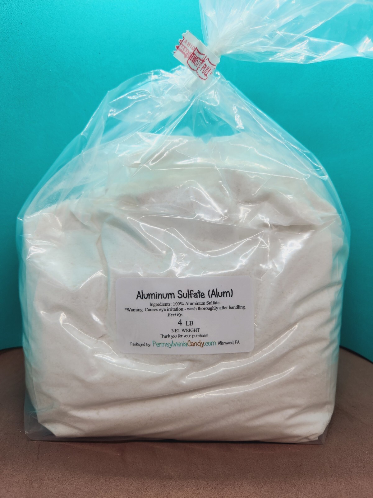 4 lb Aluminum Sulfate Food Grade Alum Powder Granules Gardening Pools ...