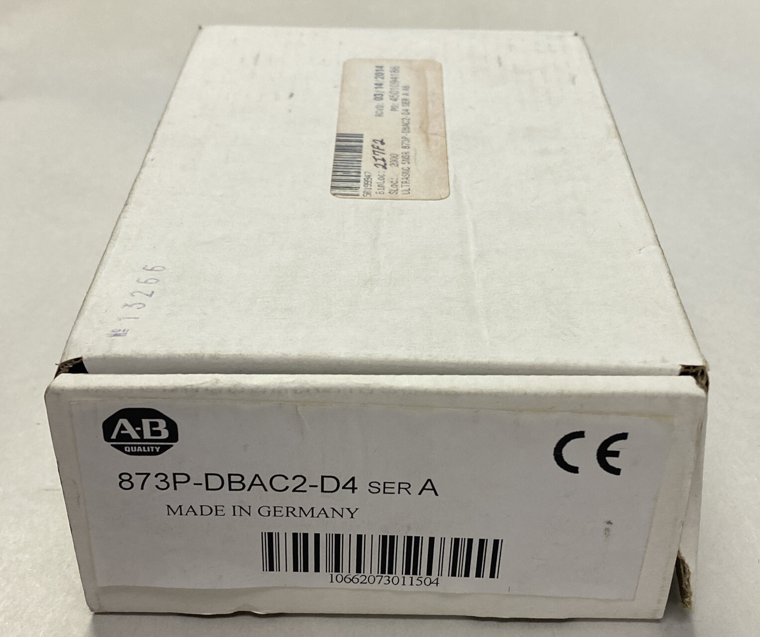 ALLEN BRADLEY,873P-DBAC2-D4,SER A ULTRASONIC PROXIMITY SENSOR NEW | eBay