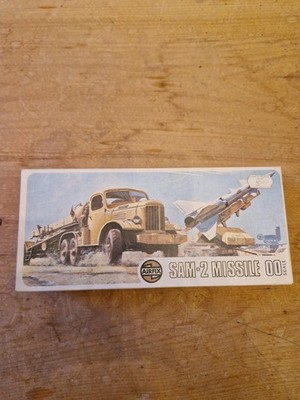 Airfix 1/76 SAM-2 Missile with launcher 03303-5 partially started ...