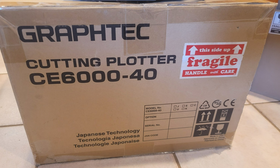 Graphtec CE6000-40 Arms Cutting Plotter Vinyl Cutter with Rollers ...