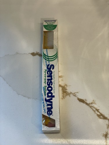 Vintage Sensodyne Pycopay Softex Toothbrush 3 Row Adult Gum Stimulator ...