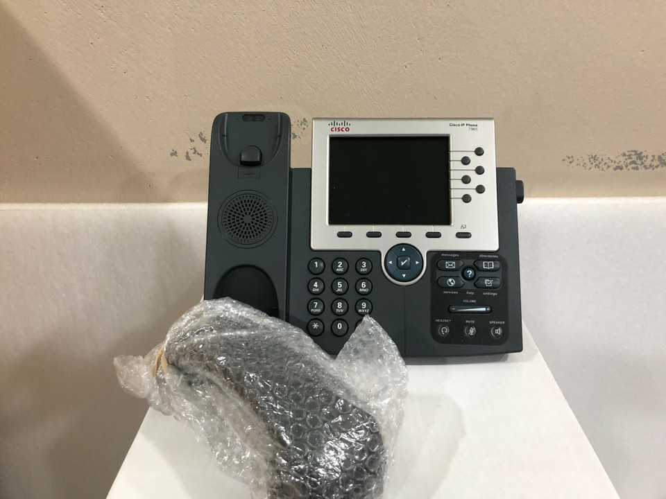 Cisco CP-7965G Unified IP Phone, Color 5-Inch TFT Display, VoIP | eBay