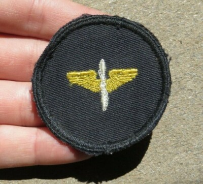 Pre-WW2 USAAC US Army Air Corps Overseas Hat Cap Patch PROP & WING | eBay
