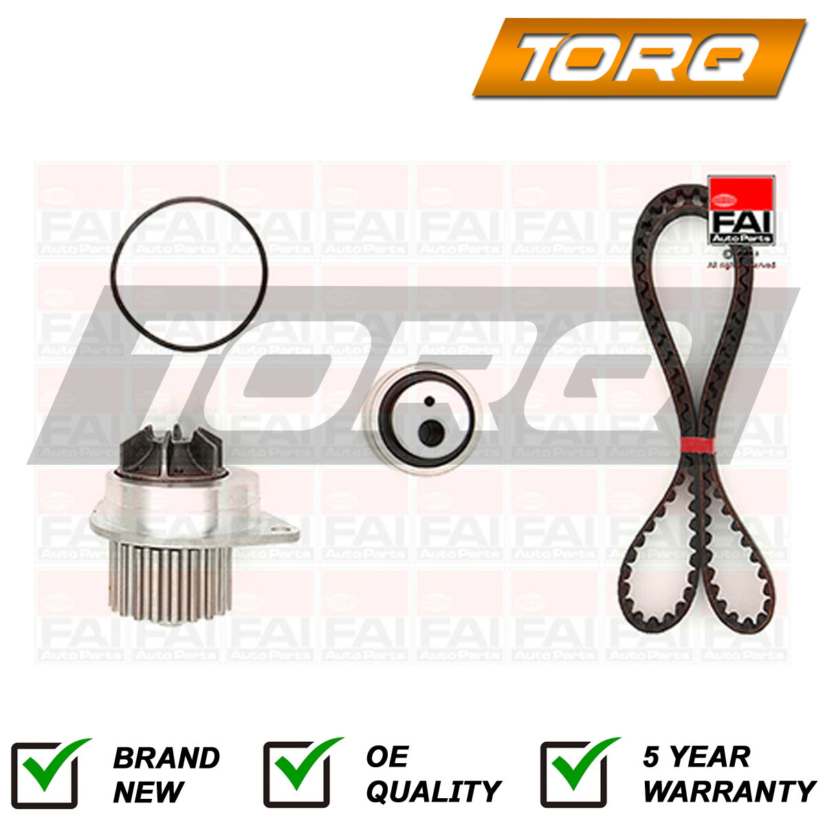 Timing Cam Belt Kit + Water Pump Torq Fits 206 306 Berlingo Xsara | eBay UK