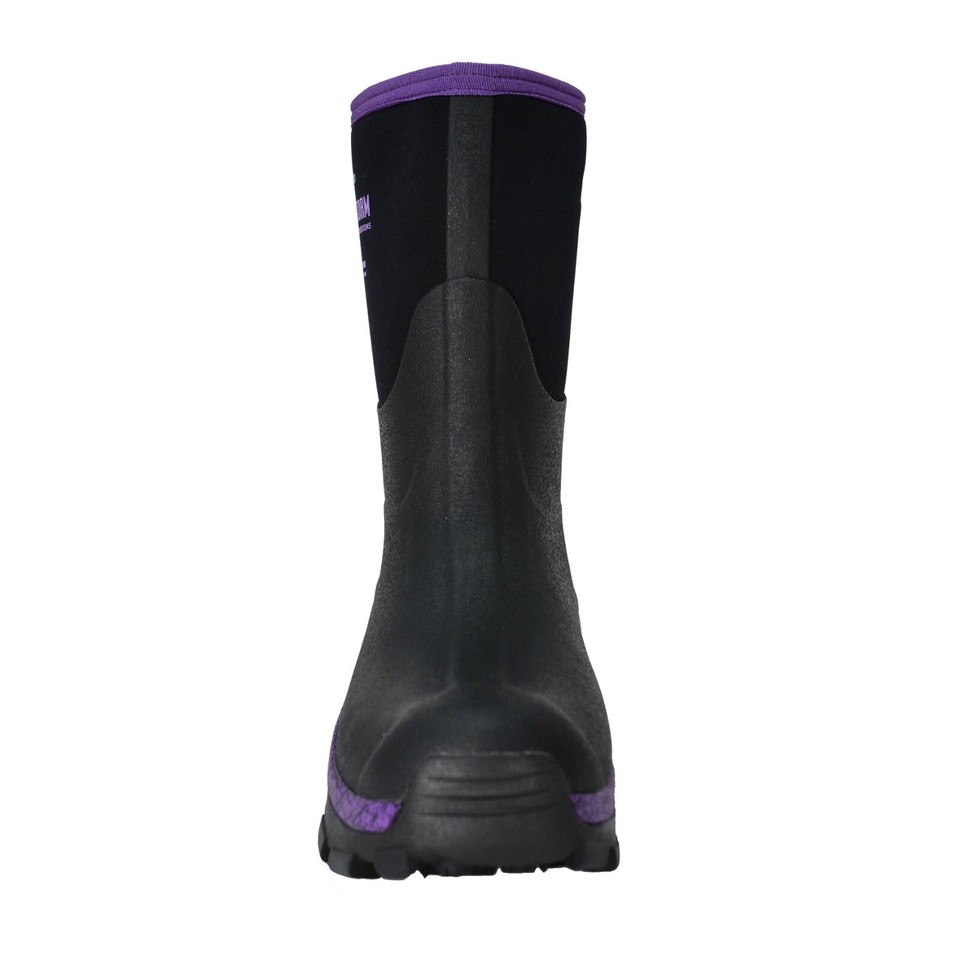 Dryshod Size 9 Arctic Storm Women's Mid Black/Purple ARS-WM-PP Muck ...