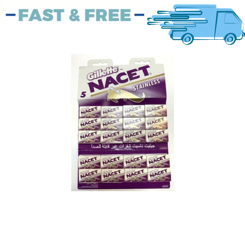 1000 X Double Edge Razor Blades Gilette NACET Stainless Russia Men's ...