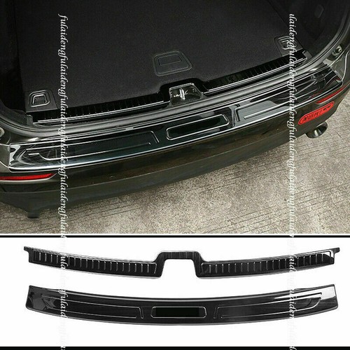 2pcs For Volvo XC60 2018-2021 Black Rear Bumper Protector Sill Plate ...