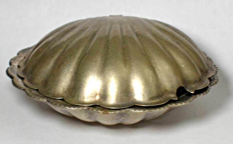 Antique Art Deco-Neveau Claim Shell Lidded Box Serving Warmer Dish ...