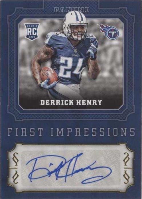 2016 Panini - First Impressions Autographs Derrick Henry #FI-DH (AU, RC ...