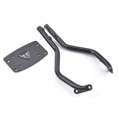 TRIUMPH Bonneville T100 T120 Passenger Backrest Black | eBay