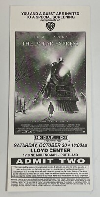 THE POLAR EXPRESS ROBERT ZEMECKIS TOM HANKS ADVANCE SCREENING ...