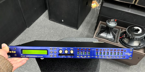 Used XTA DP448 4 Channel 8 Output Audio Processor Tested Good Condition ...