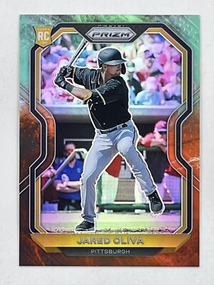 Jared Oliva 2021 Panini Prizm Cosmic Haze RC #34 Sports Pittsburgh ...