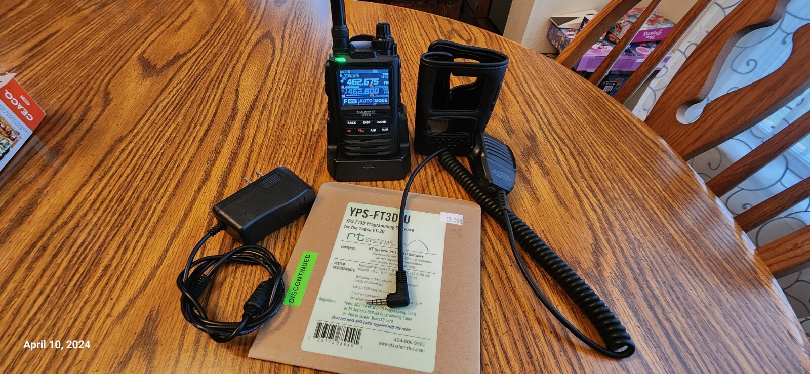 Yaesu FT3DR Dual Band 5W Digital Transceiver for sale online | eBay