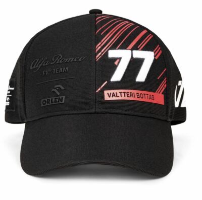 Alfa Romeo Racing F1 Valtteri Bottas #77 Driver Cap Black | eBay