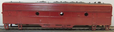 ATHEARN UNLETTERED MAROON/BLACK F-7-B BODY SHELL ONLY | eBay