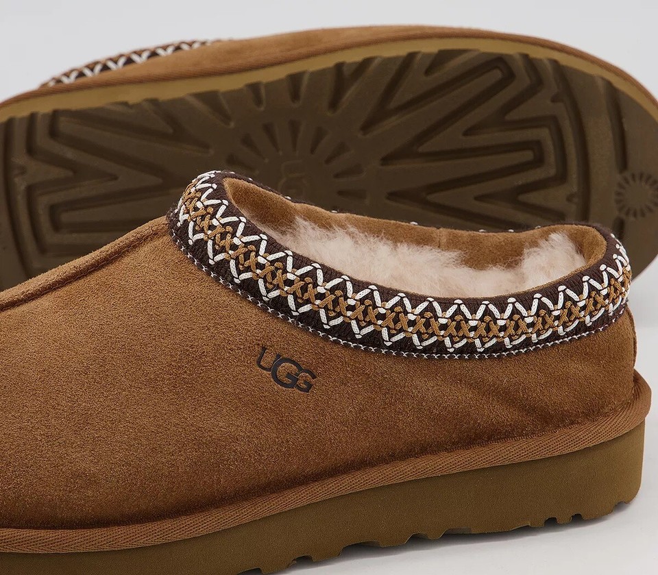 New Women's 100% UGG Brand Tasman Chestnut Shoes Slippers Sandals 5955 ...