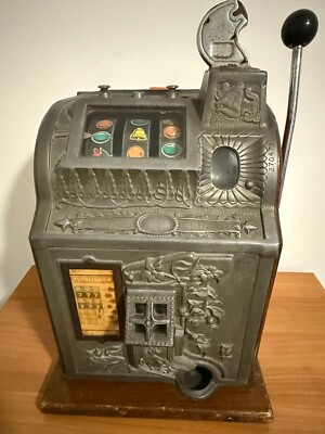 Rare Vintage 1940s Casino Slot Machine Classic Mechanical One-Armed ...
