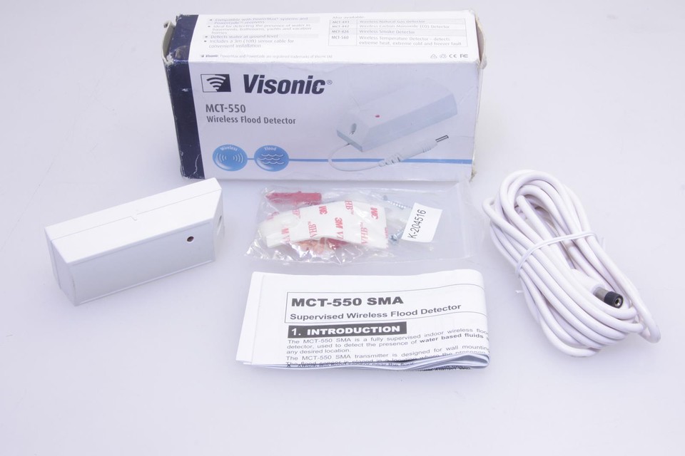 New open box Visonic MCT-550 Wireless Flood Detector SKU211217 | eBay