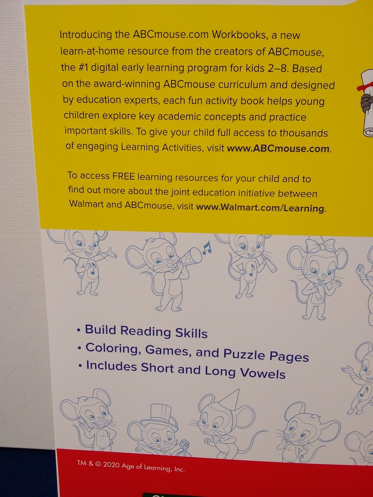 ABC Mouse Workbooks Set of 2 Books: Math &Phonics Paperback | eBay