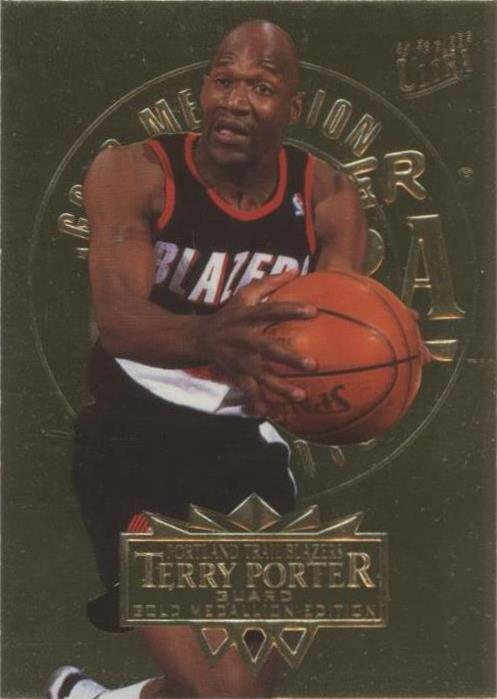 1995-96 Fleer Ultra - Terry Porter #150 Gold Medallion Edition for sale ...