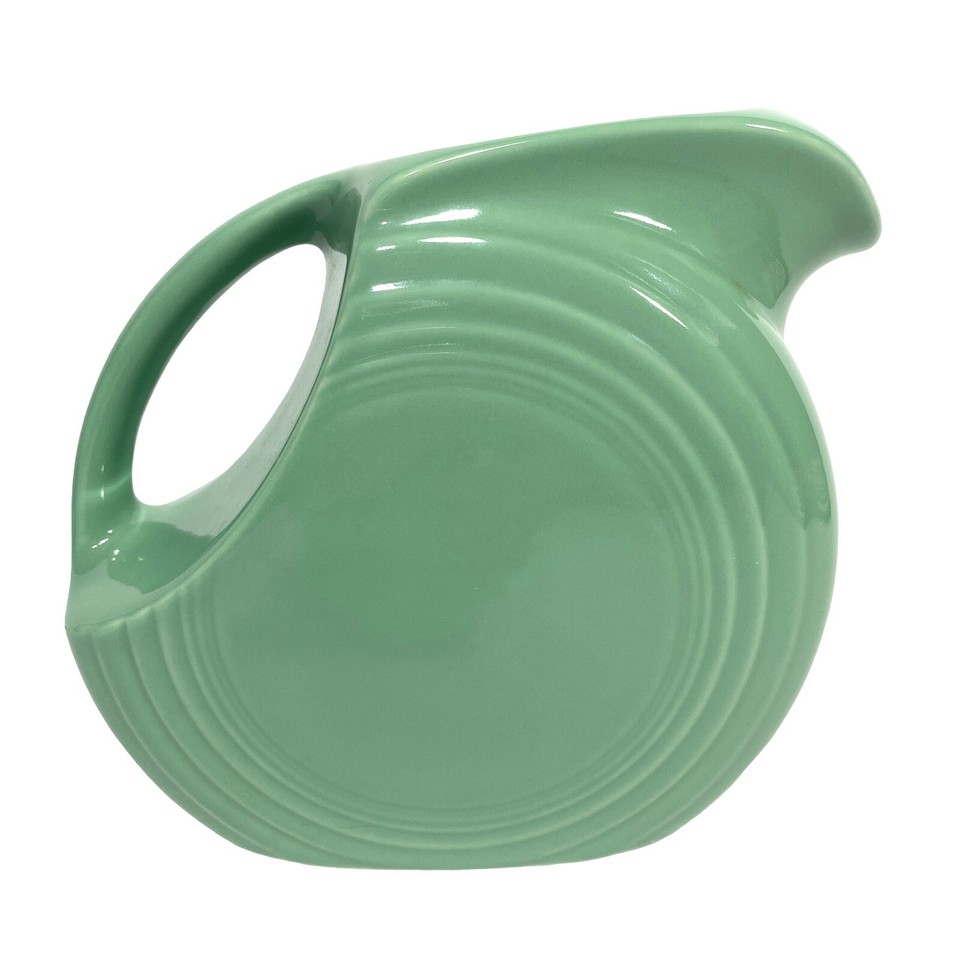 Fiesta Juice Disc Pitcher 28 oz Sea Mist Green Homer Laughlin Retired ...