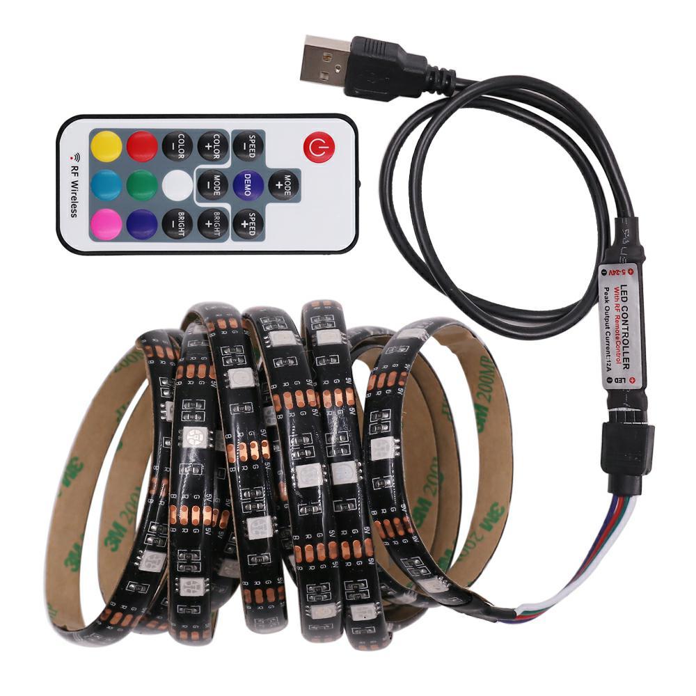 USB LED TV Backlight Kit Computer RGB LED Light Strip TV Background ...