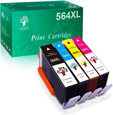 4PK New Gen 564XL Ink Cartridge for HP Photosmart 5510 5514 5515 5520 ...