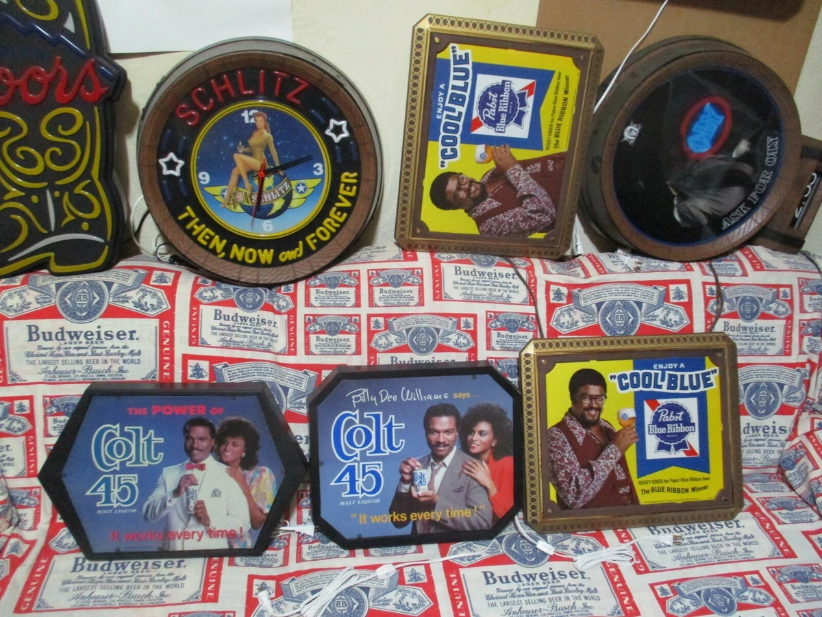 Billy Dee Williams Colt 45 Neon Sign