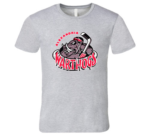 Alexandria Warthogs WPHL Hockey T-Shirt Louisiana | eBay