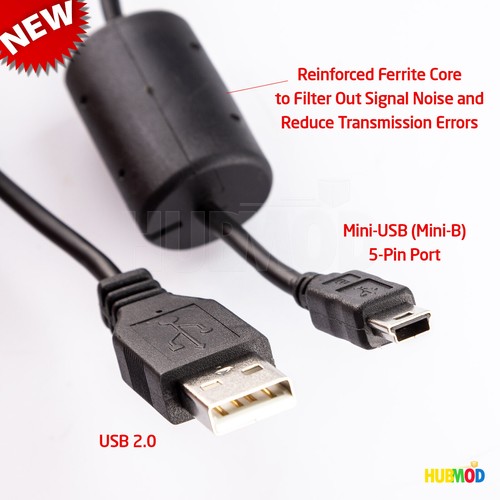 3 X 3ft Mini USB Data Transfer Cable for Nikon D3000 D3100 D3100s D7000 ...