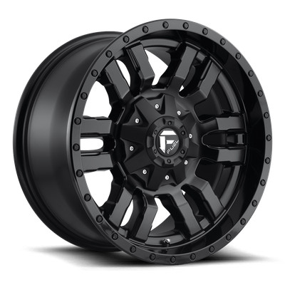 Set of 4 Fuel Off Road D596 SLEDGE Wheels 22X12 6X135/5.5 MT-BLACK ...