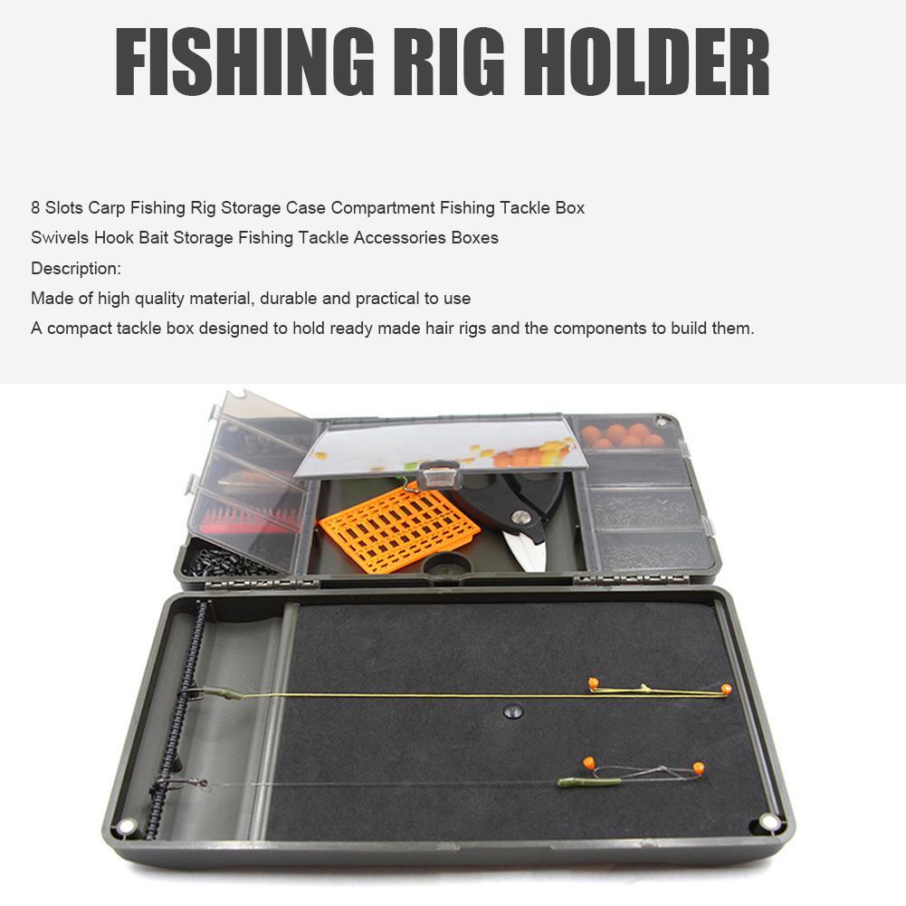 Fishing Tackle Box Rig Storage Box Fishing Accessories for Freshwater ...