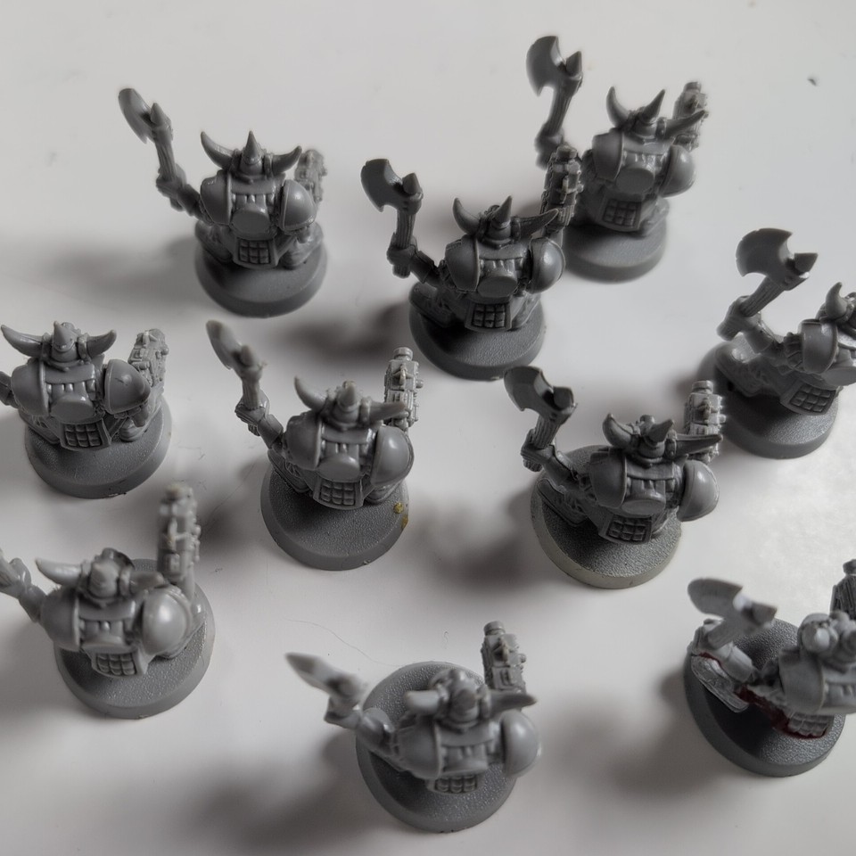 Warhammer 40k Ork OOP Mini Goffs Ork Boyz Collection | eBay