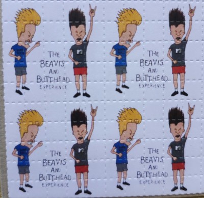 Beavis and Butt-head Blotter Art Sheet 100Tabs w/Extras (Read ...