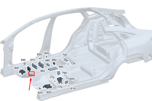 MERCEDES-BENZ GLE W167 Pyrofuse Fuse Box A0005407712 NEW GENUINE | eBay