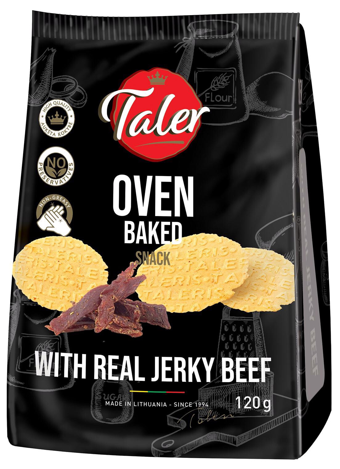 2 TALER Oven Baked Chips with Beef Jerky European Snacks Crisps 120g 4 ...