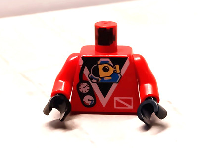 LEGO Scuba Diver Torso Regulator Pressure Gauge RED Wet Suit Yellow ...