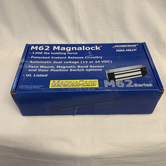 Securitron M62BD Maglock 1200lb 12/24 VDC Holding Force Electromagnetic ...