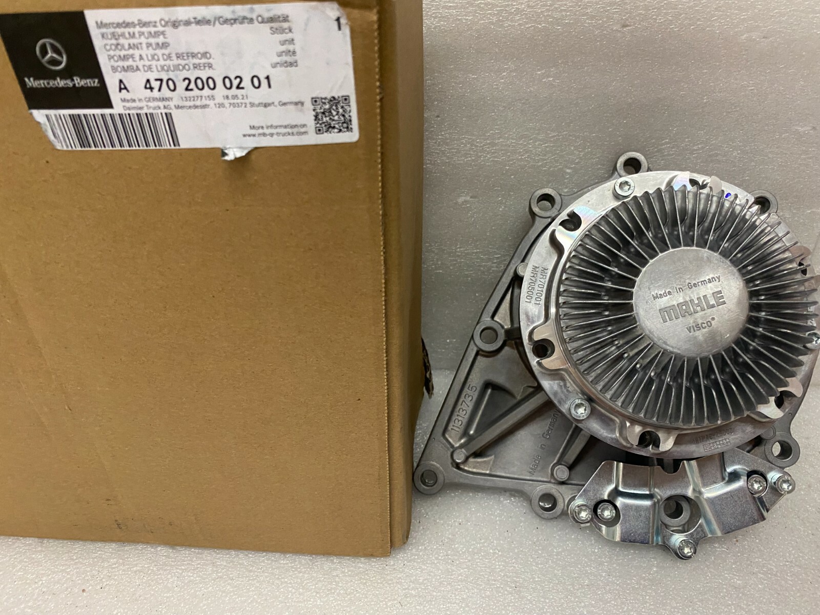 GENUINE WATER PUMP CASCADIA DD15 DDE EA4722002801 RA4712001101 ...