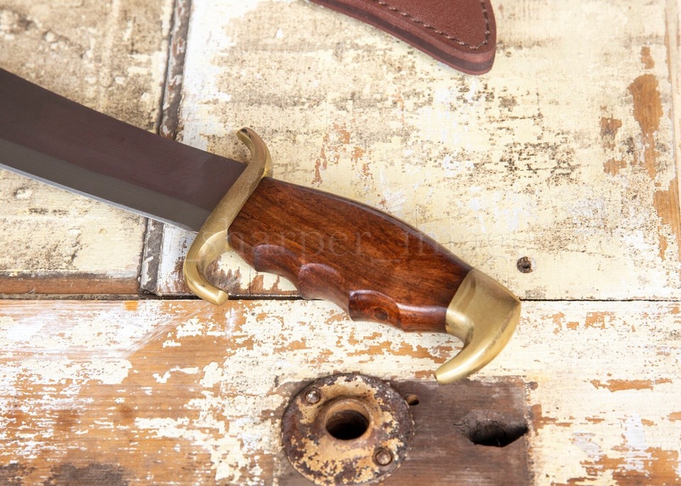 Pirate Sea Marauder Knife Cutlass Short Sword SHARP + Leather Sheath ...