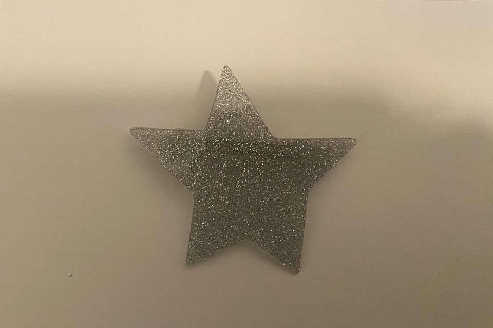 Large Star Hair Barrette, Star Shape Clip, Large Shimmering Star Hair ...
