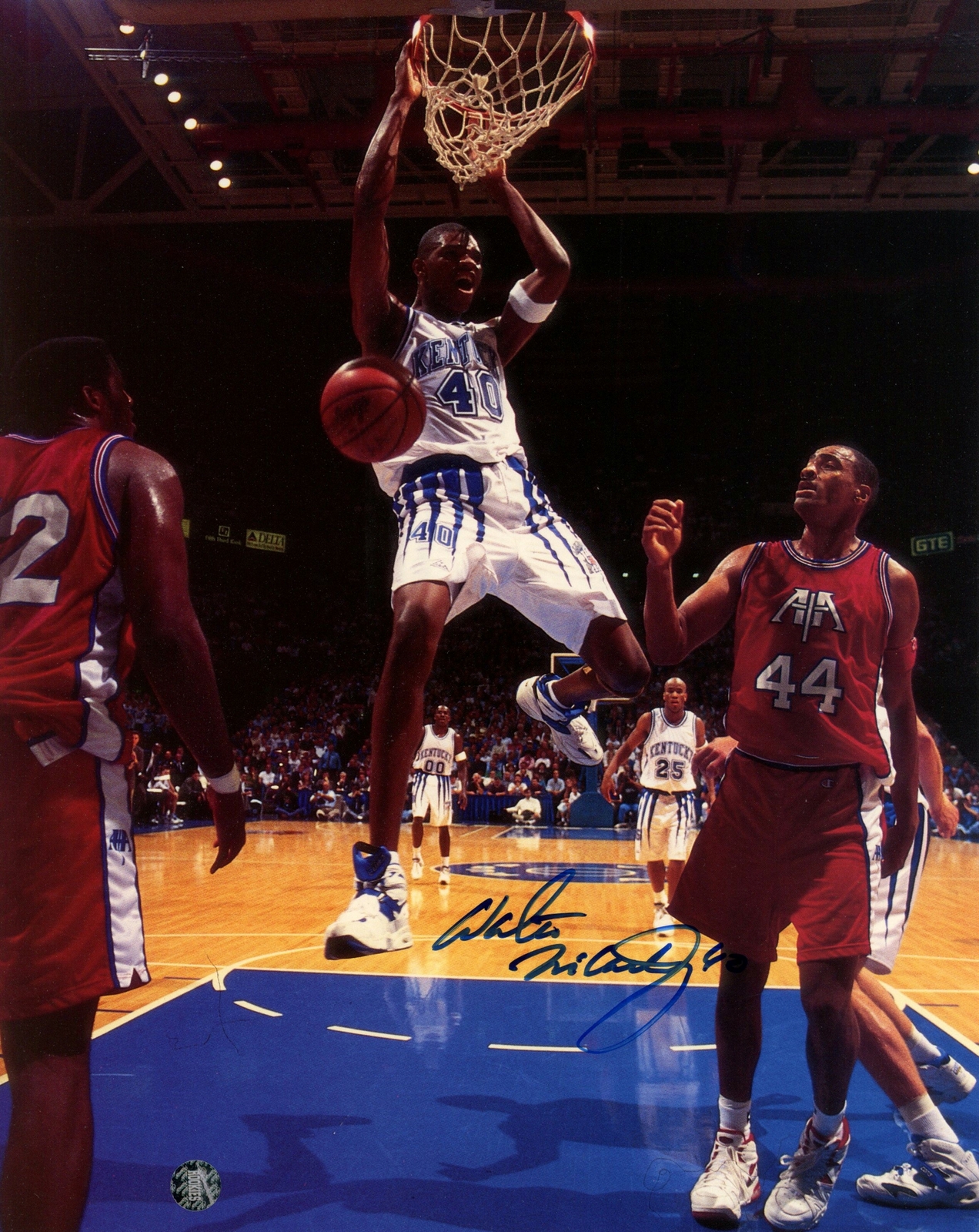 Walter McCarty NY Knicks Signed 1996 Signature Rookies Cert 8x10 Photo ...