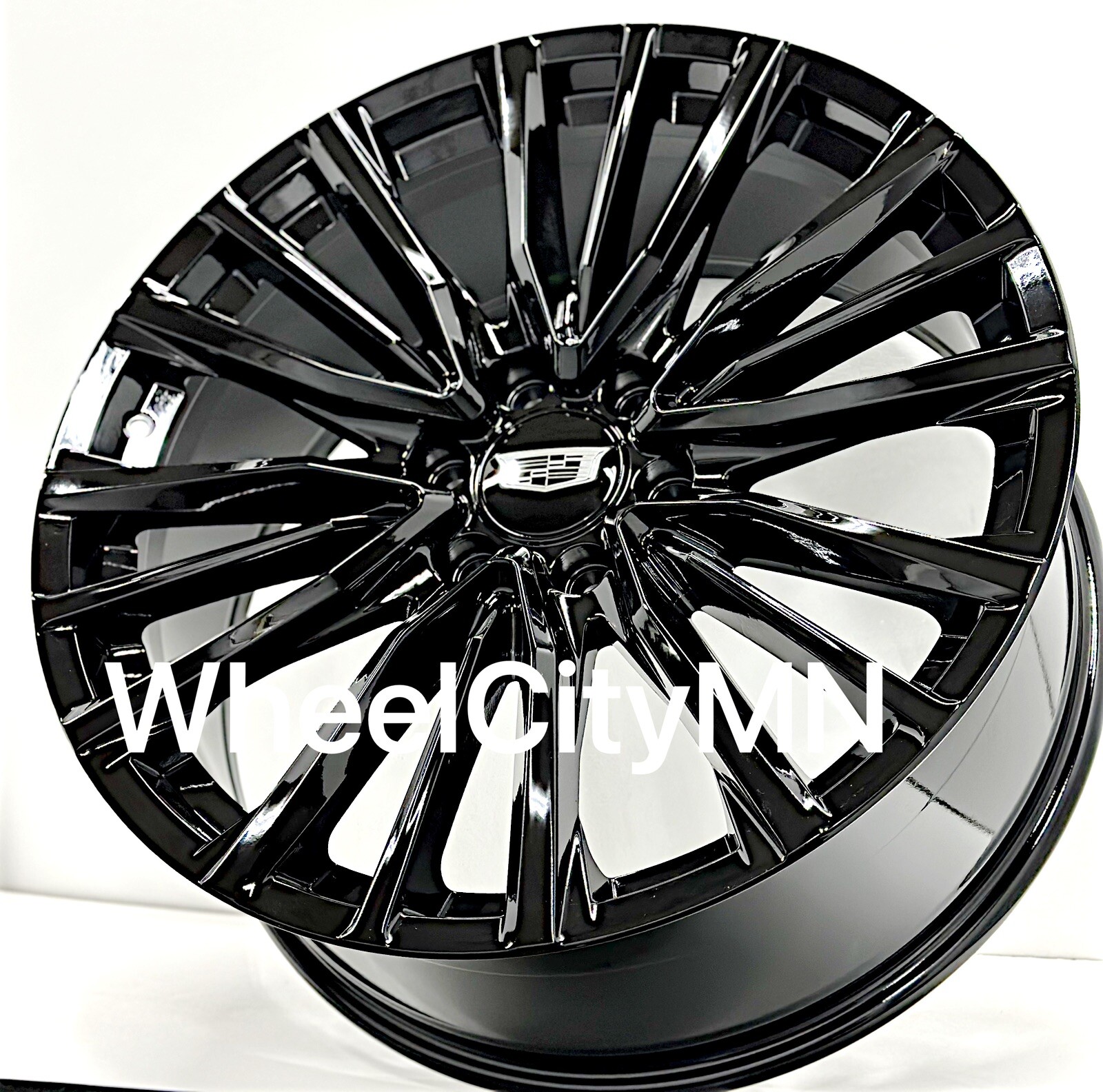 24" gloss black OE replica wheels fits 2023 Cadillac Escalade V series ...