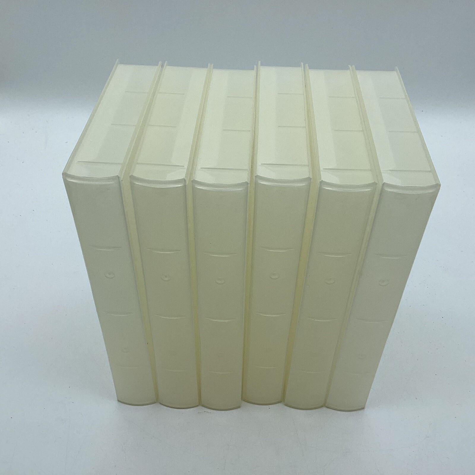 VHS Video Tape Storage Cases Clear Plastic Lot of 6 | eBay