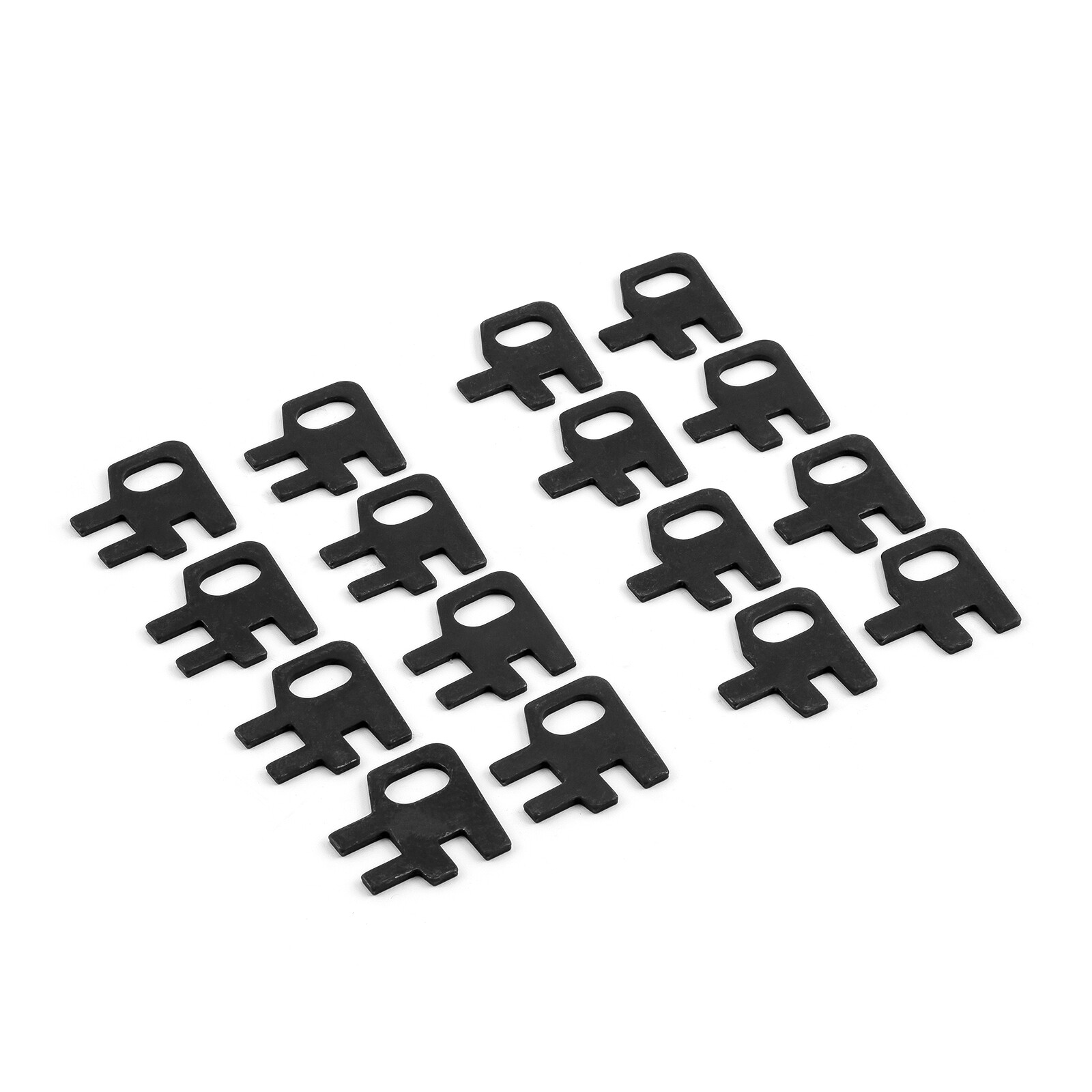 Chevy SBC 350 Flat Guide Plates (5/16" Pushrod - 7/16" Stud Hole - 2 ...