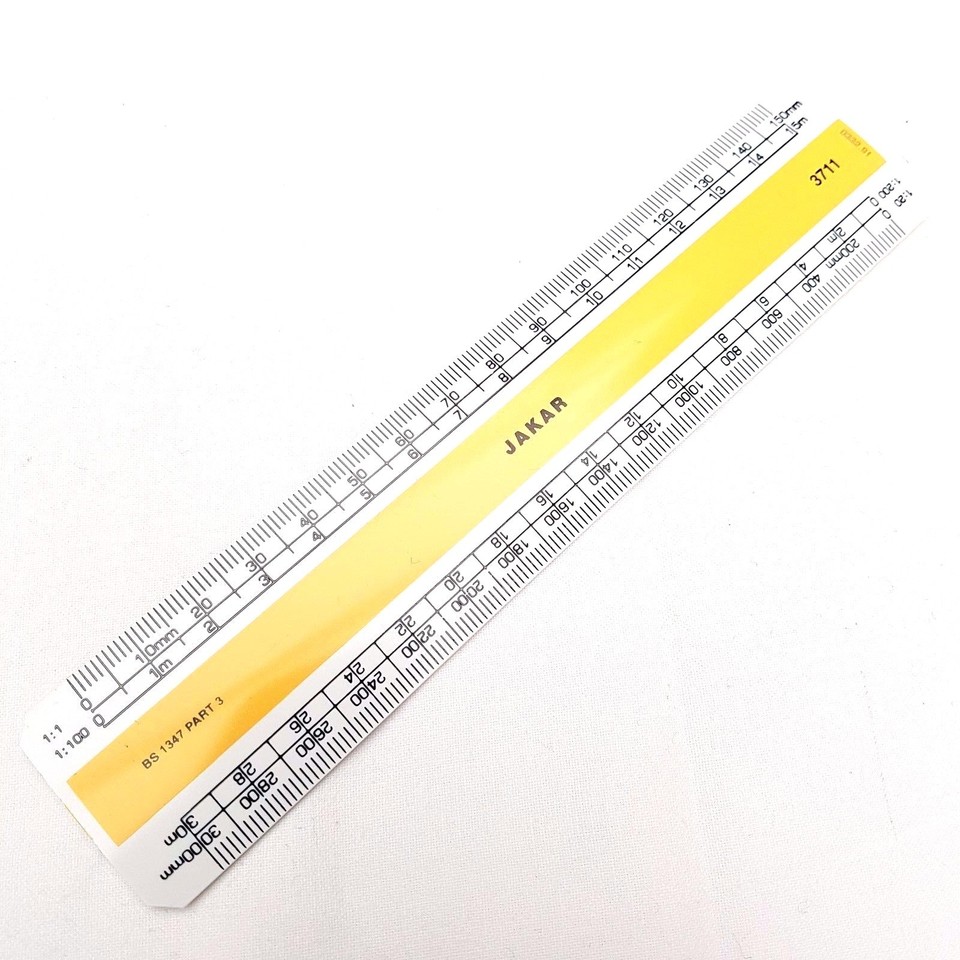 2 x Scale Rulers Architect Engineers Professional Specialist Rule 15cm ...