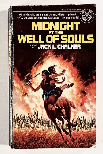 1977 Jack L Chalker MIDNIGHT AT THE WELL OF SOULS Well World book #1 ...