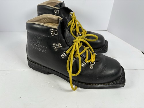ASOLO SPORT Snowfield All-Leather Nordic 75mm Telemark Ski Boots US Men ...