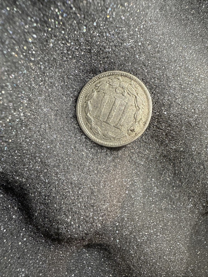 1868 3 cent US Coin Well Kept | eBay
